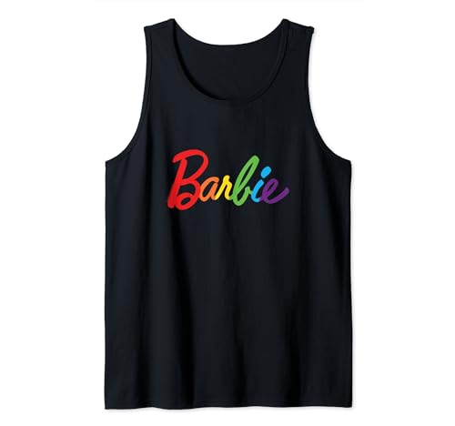 Barbie Rainbow Logo Tank Top