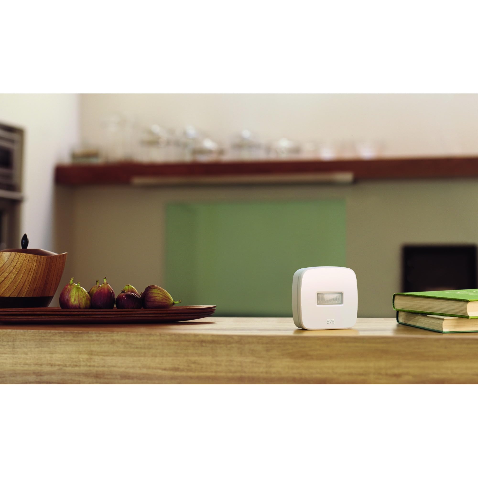 Eve Motion - Apple HomeKit Smart Home Motion Sensor for Triggering Accessories and Scenes, White (Not Thread Enabled)