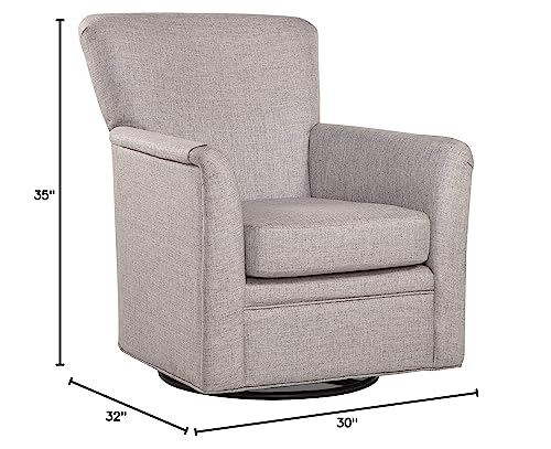 GRAFTON HOME Cari 360 Swivel Rocker, London Fog