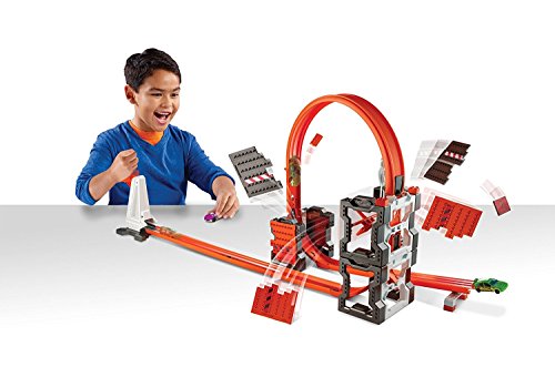 Hot Wheels Track Builder Construction Crash Kit