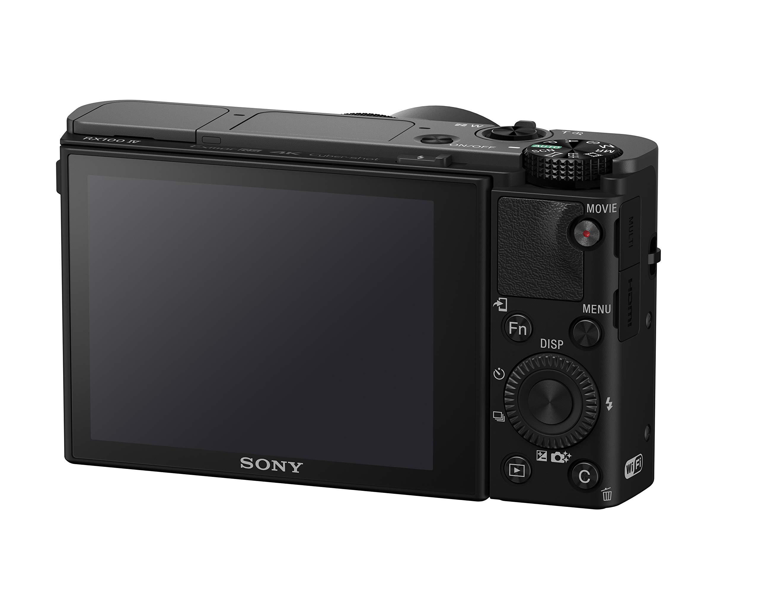 Sony RX100 IV 20.1 MP Premium Compact Digital Camera w/1-inch Sensor, 4K Movies 40x Super Slow Motion HD DSCRX100M4/B (Certified Refurbished)