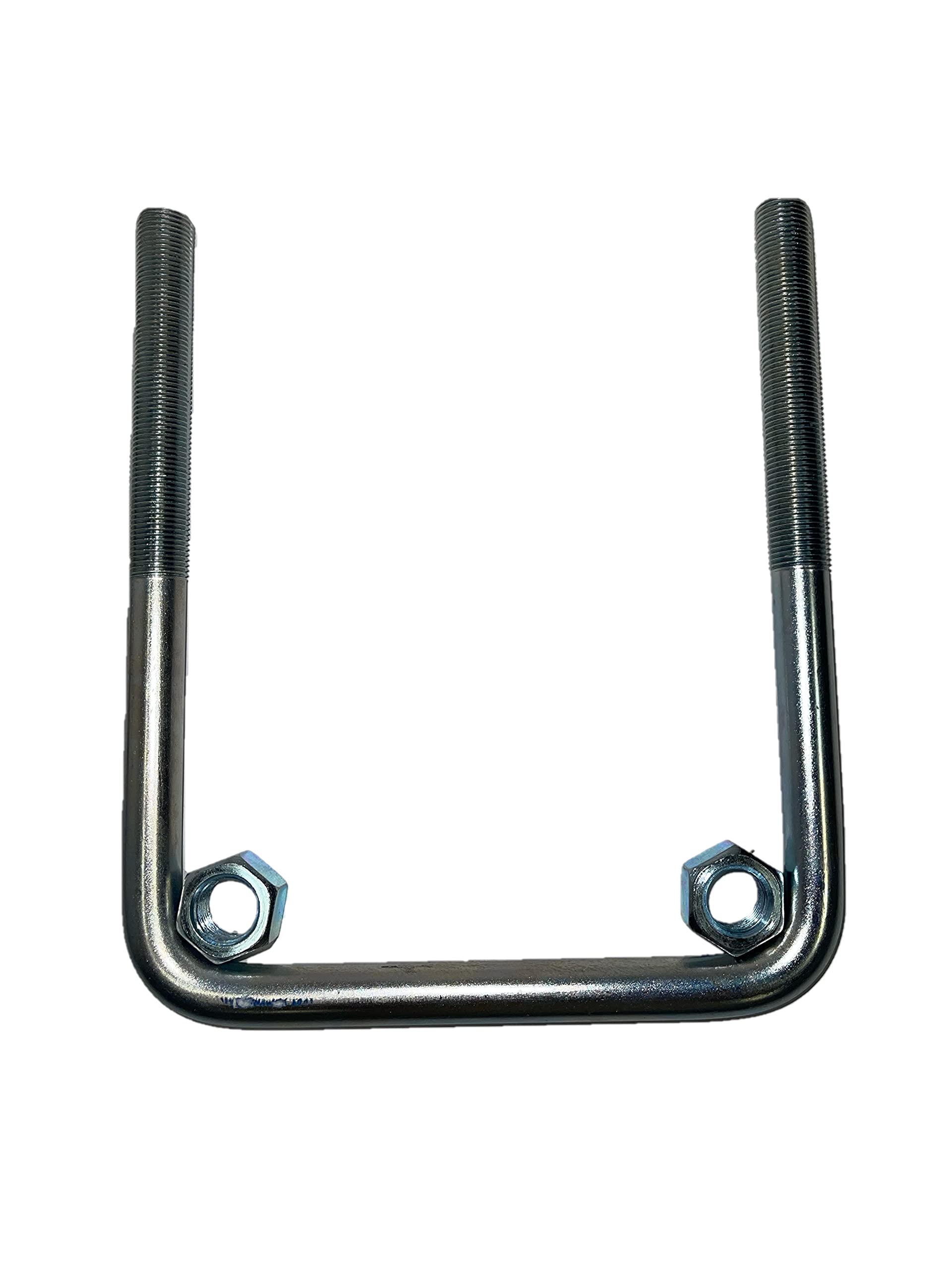 Zinc Plated Square U-Bolt 5/8" Thick x 5" ID x 8-1/2" Long w/Zinc Plated Nuts Farmer Bob's Parts S1070Z