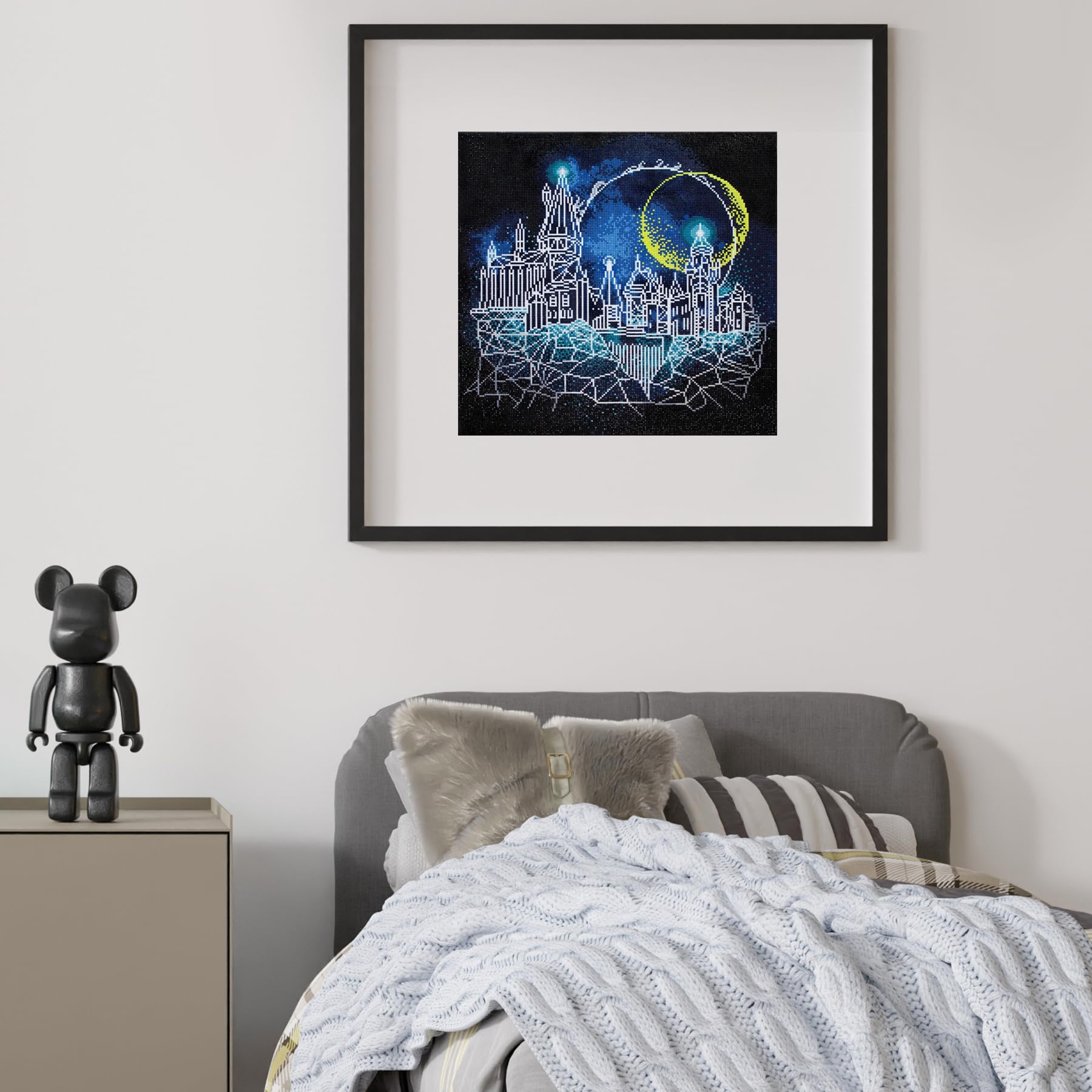 Camelot Dotz Diamond Art KIT Moon Over, Multi