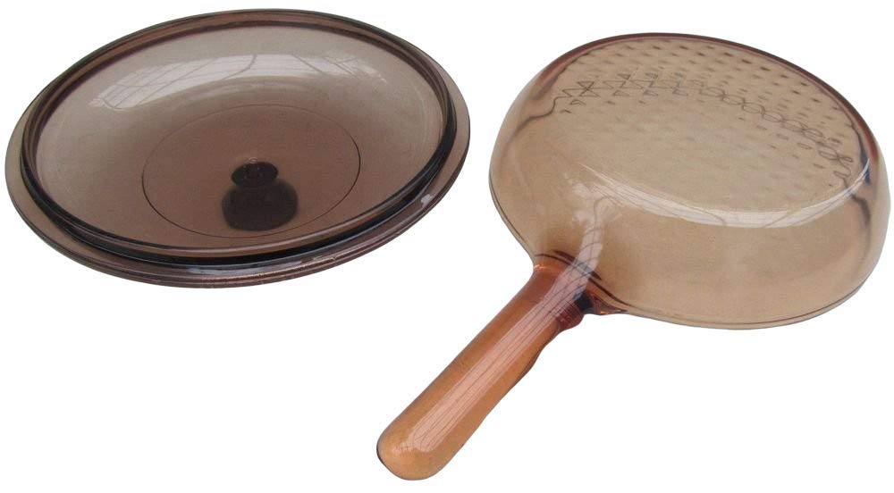 Amber Corning Vision Visionware Small 7 Inch Frying Pan w/ Lid