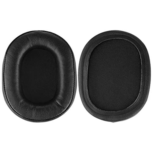 Geekria QuickFit Replacement Ear Pads for Audio-Technica ATH-MSR7 MSR7NC MSR7BK MSR7GM Headphones Earpads, Headset Ear Cushion Repair Parts (Black)