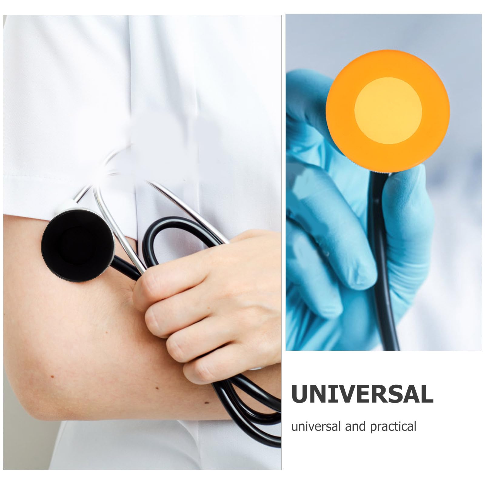Healvian 16Pcs Covers,Portable Silicone Cover,Silicone Spare Parts, Diaphragm Covers for Doctor, Replacement Parts, Silicone Cover