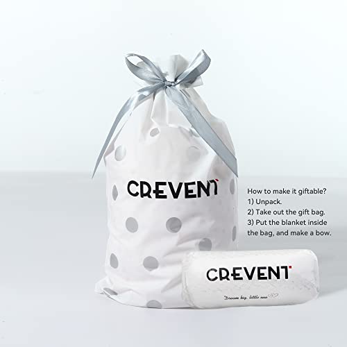 CREVENT 30"X40" Lightweight Fuzzy Fluffy Warm Plush Baby Blanket for Infant Toddler Newborn Unisex Crib Cot Stroller - Green Rainbow Unisex