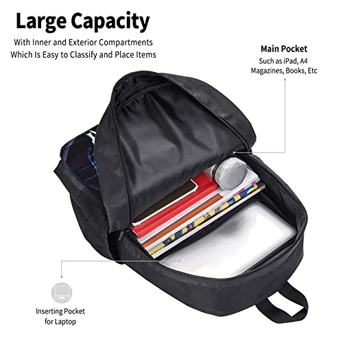 Backpacks Set for Boys Girls Backpack with Lunch Box Lunch Bag Pencil Case Pencil Bag 17 Inch Backpacks Schoolbag 3 piece for