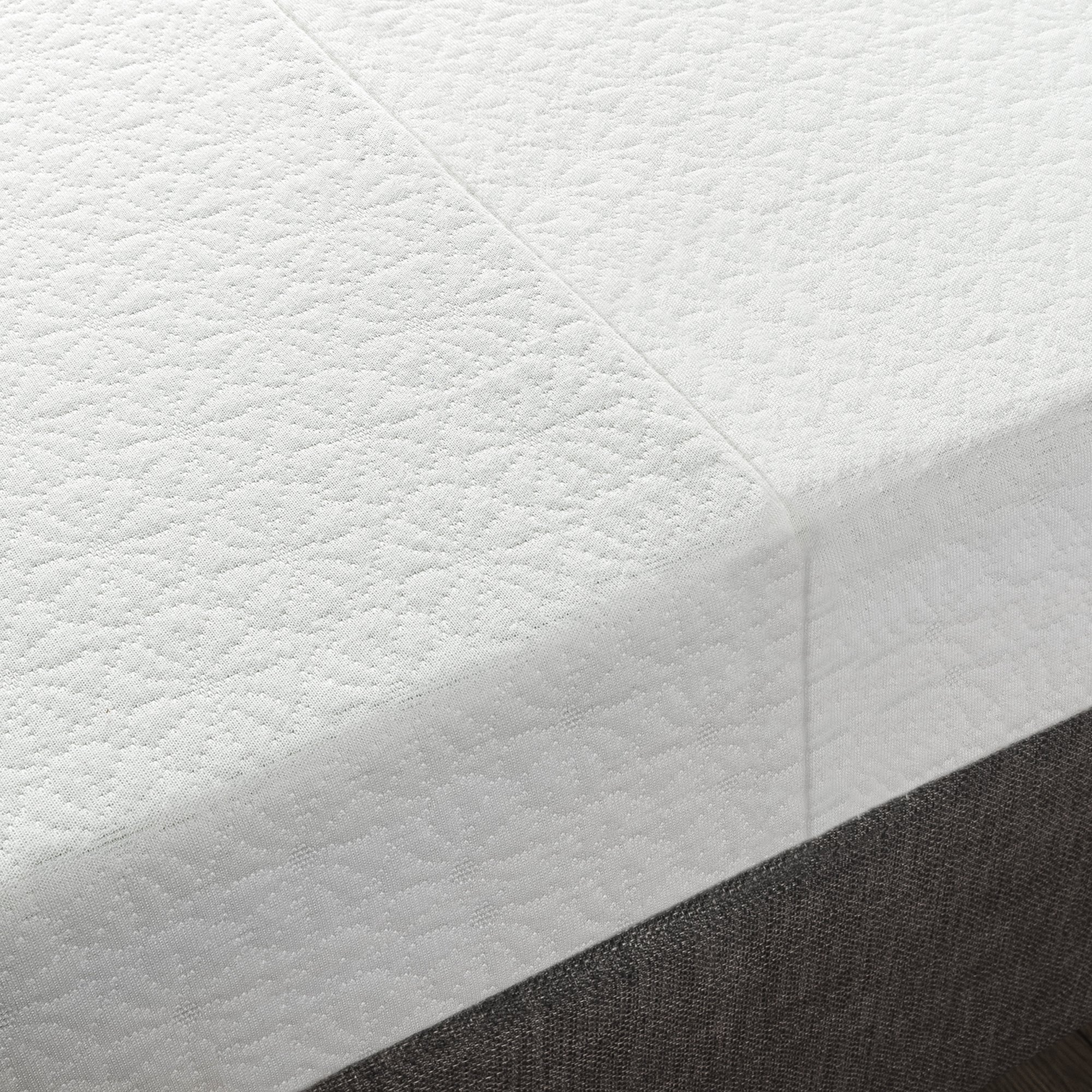 Best Price Mattress 4 Inch Trifold Memory Foam Mattress Topper with Cover, CertiPUR-US Certified, Short Queen