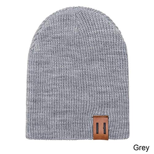 QandSweat Baby Boy's Hat Kids Cool Knit Beanie Hats Toddlers Caps Vertical Tail Style 1-5T (Knitted)