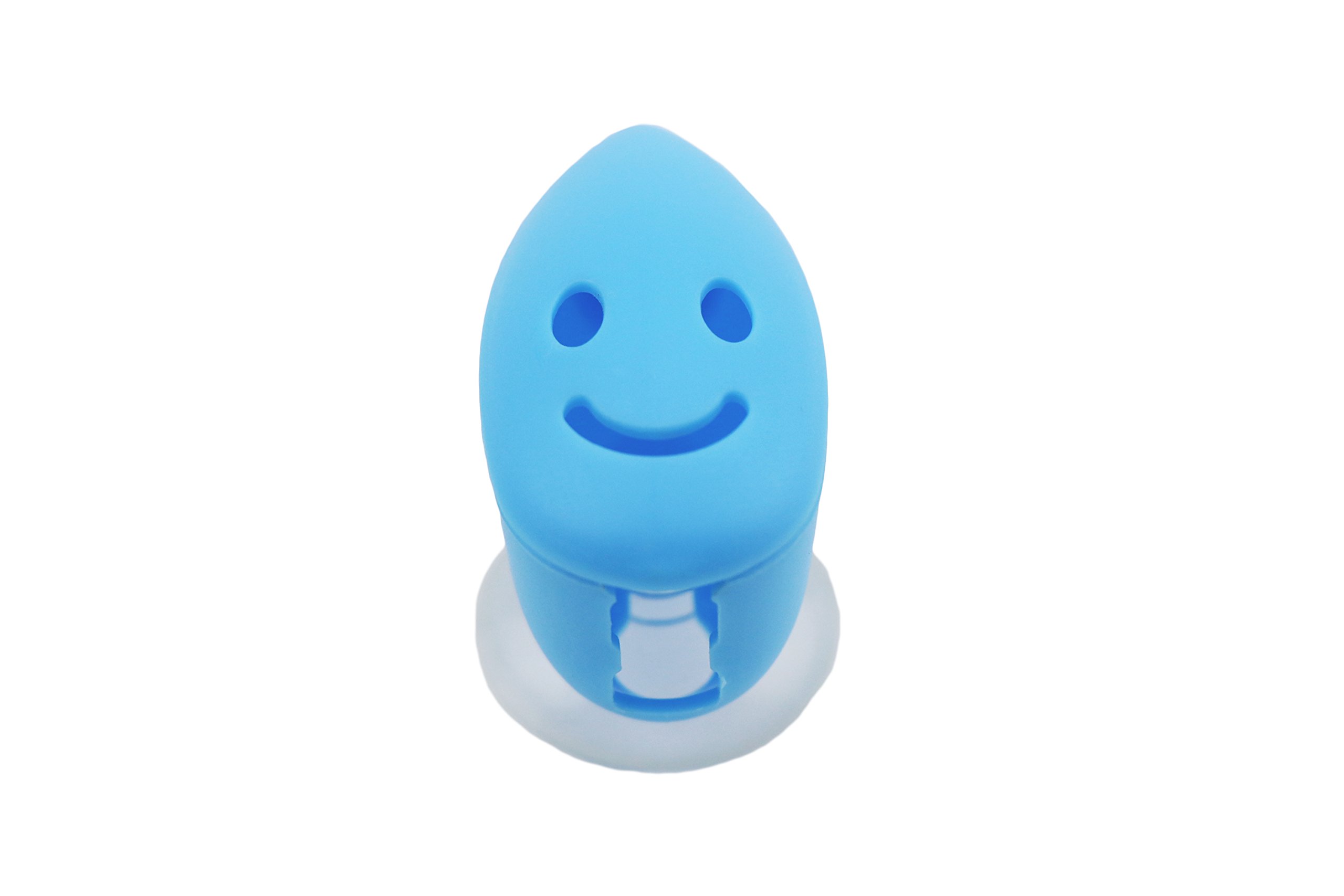 Excelity Set of 4 Travel Toothbrush Head Cover Cap with Suction Cup