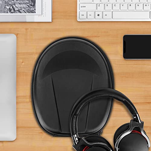 Geekria Shield Case Compatible with Sony WHXB700, WHCH520, WHCH500, XB950BT, XB950N1, XB950B1, WHCH720n Headphones, Replacement Protective Hard Shell Travel Carrying Bag with Cable Storage (Black)