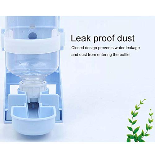 YChoice365 Rabbit Water Bottle, 500ML No Leak Automatic Rabbit Feeder Hanging Water Dispenser, Pet Drinking Fountain, Removable Cat Drinker Feeder for Rabbits Hamsters Cats Puppies