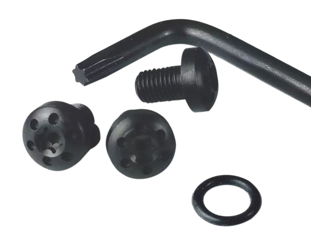 Exel 1911-1-B Customize 1911 Screws, 4 Screws, 4 O Rings, Torx Key, Black Finish