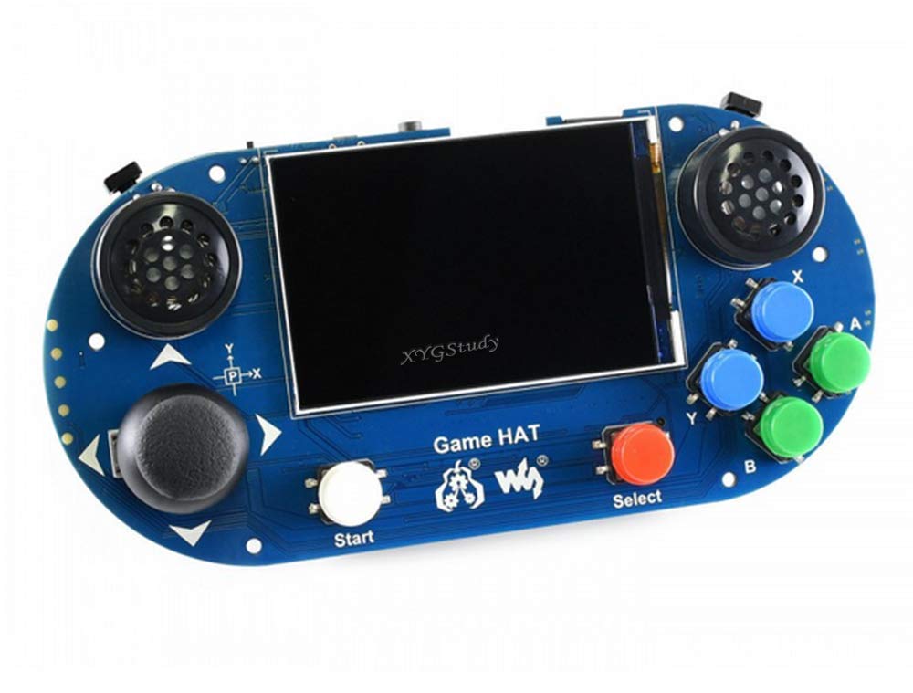 Game HAT Raspberry Pi Handheld Game Console Kit Portable Video Classic Gaming Console with 3.5" 480×320 IPS Screen Display Monitor for Raspberry Pi A+/B+/2B/3B/3B+/4B/Zero/Zero W @XYGStudy
