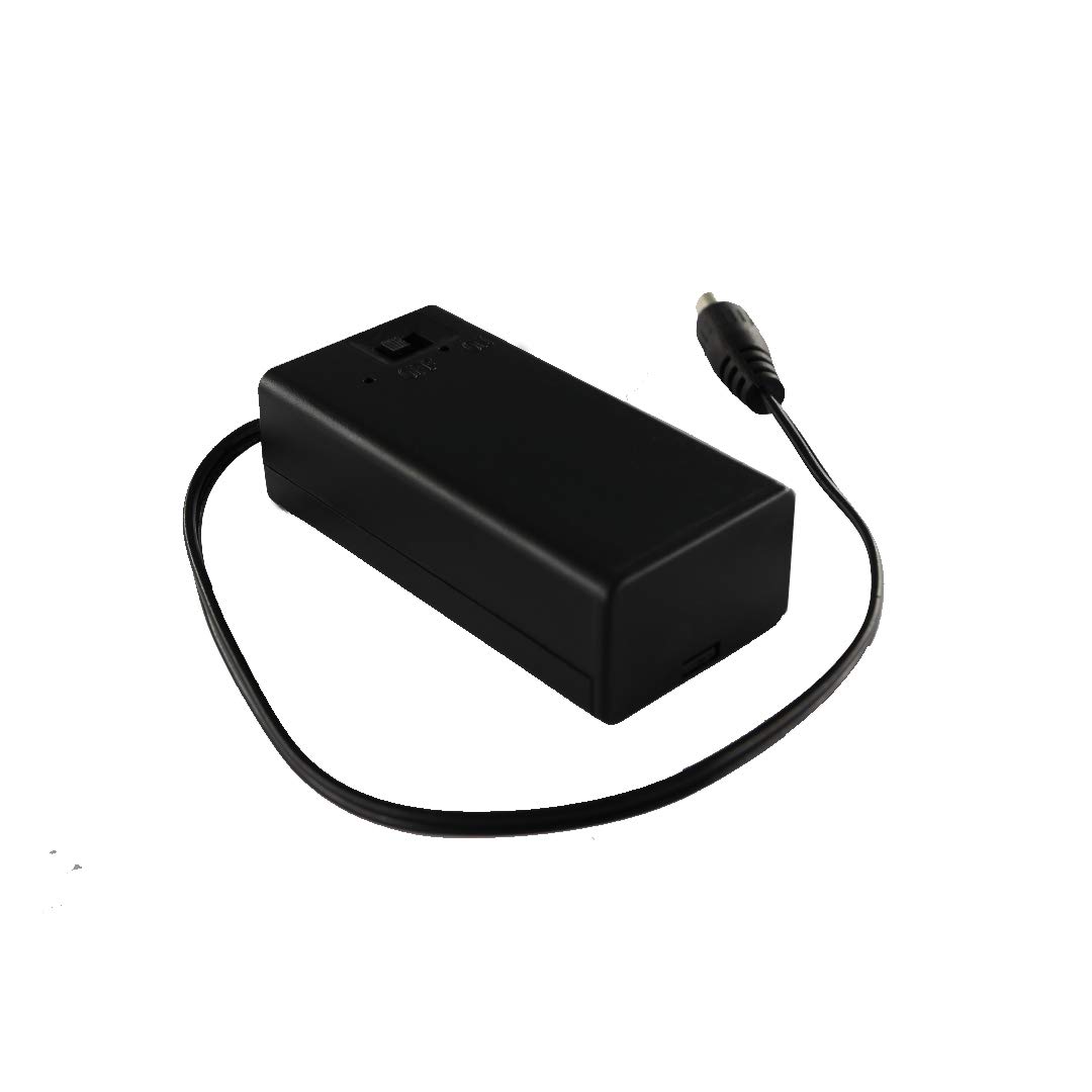 VG_S 1 pc. of New 9V Battery Holder Box Case Wire Lead ON/Off Switch Cover On Off Switch Cap Lead Wires+ DC 2.1mm Plug