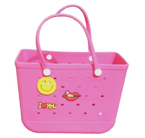 JinJing Beach Bag Accessories PVC Rubber Totes Inserts Charms for Bogg Bag Sun