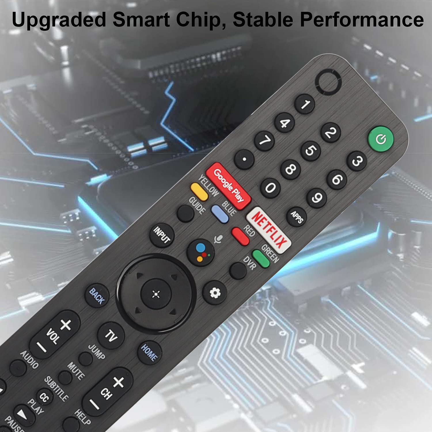 New RMF-TX500U RMFTX500U Voice Remote Control for Sony Smart TV KD55X9500G KD55X9000H KD65X9000H KD75X9500G KD85X9500G KD55X9500H Controller with Two Batteries
