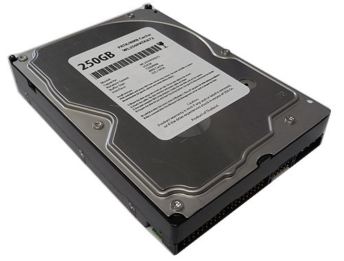 White Label 250GB 8MB Cache 7200RPM ATA100 (PATA) IDE 3.5" Desktop Hard Drive - New w/1 Year Warranty