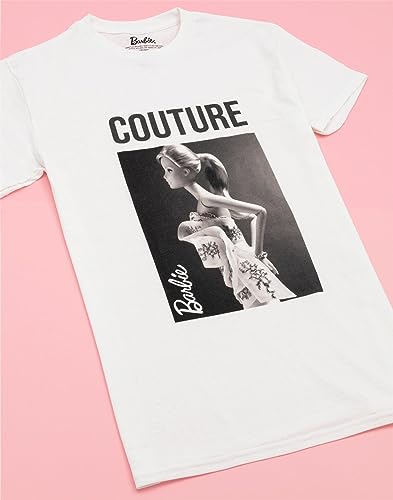 Barbie Doll Womens T Shirt Ladies Couture Fashion Novelty White Top X-Large