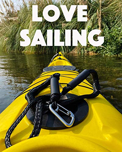 Bungee Dock Line Mooring Rope for Docking with Stainless Steel Clip Accessories for Boats PWC, Built in Snubber, Kayak, Watercraft,SeaDoo,Jet Ski, Pontoon, Canoe, Power Boat 2-Pack