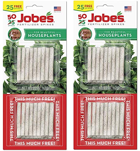 Jobe's 5001T Houseplant Indoor Fertilizer Food Spikes, 50 Pack(2)