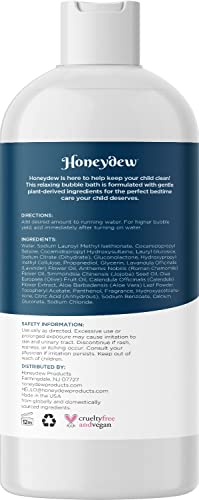 Lavender Bubble Bath for Kids with Aloe - Sudsy Bubble Bath with Aromatherapy Essential Oils for Relaxing and Lavender Oil Baby Bath Wash - Kids Bath Enriched with Nourishing Aloe Vera and Vitamin E