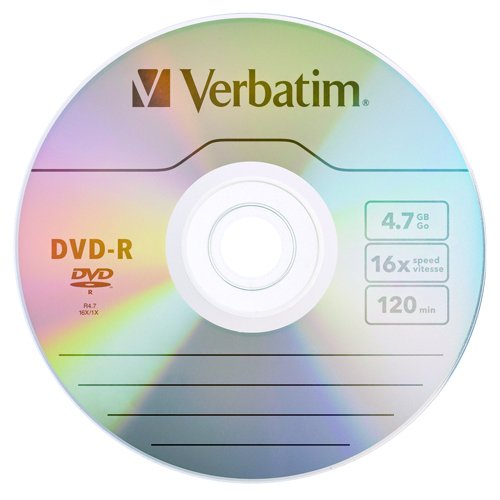 Verbatim 96525 100 Pack 16X DVD-R