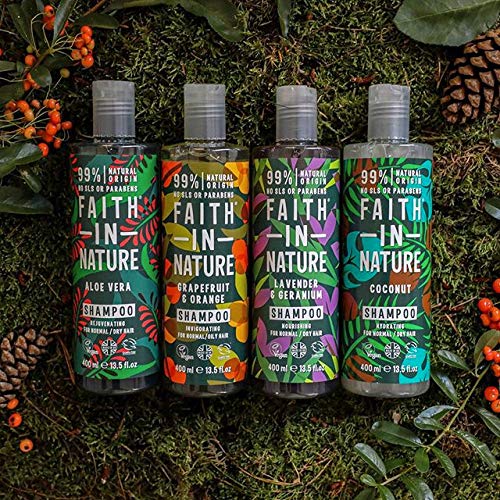 Faith In Nature Coconut Shampoo 400ml and Conditioner 400ml Hair Duo