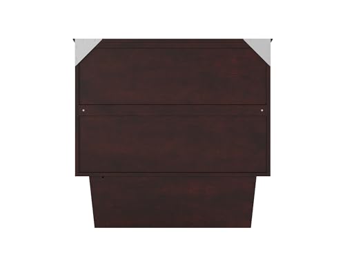 AFI, Sydney Twin Wood Murphy Bed Chest with Storage and Charging Station, Espresso