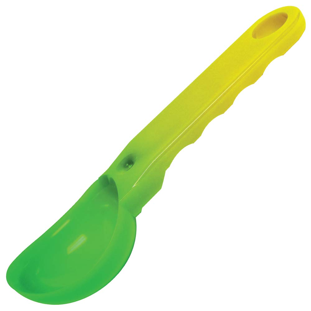 AAkron Color Changing Reusable Ice Cream Kit - 4 bowls, 4 spoons, 12 straws, 1 scoop - react to ice cold temperatures and changes from one vivid color to another β MADE IN USA