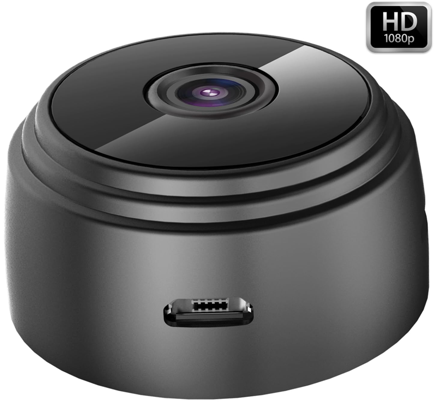 Mini Spy Camera Wireless Hidden Home WiFi Security Cameras with App 1080P, Bundle Night Vision Indoor Outdoor iPhone/Android Phone Small Nanny Cam for Cars etc