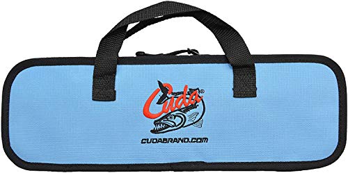 Cuda 6-Piece Fish Fillet Knife Set with Knife Sharpener (18133),Blue