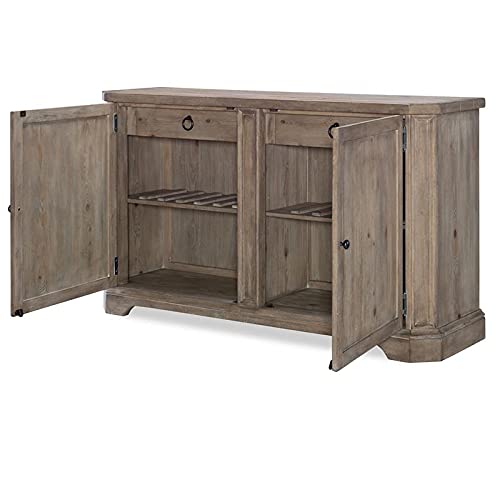 Legacy Classic Furniture Monteverdi 2 Door Buffet in Sun-Bleached Cypress Finish Wood