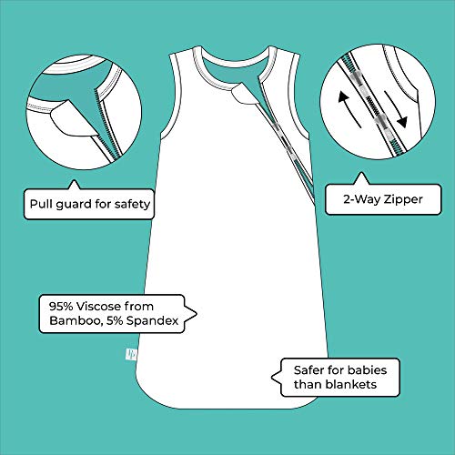 Posh Peanut 2.5 TOG Sleepsack - Cozy Viscose from Bamboo Baby Wearable Blanket for Toddlers & Infants - Plush Newborn Sleep Sack