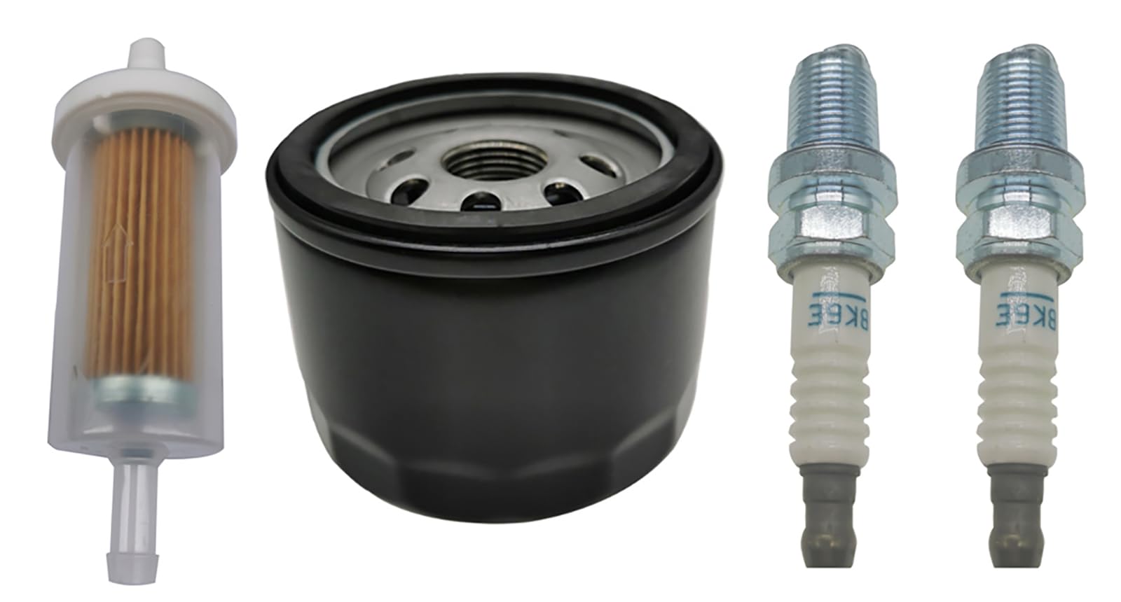 792105 Air Filter and 696854 Oil Fuel Filter Replacement kit - Compatible With Briggs and Stratton 407777 445877 Engine, Replacement MIU11515 Air Filter Also compatible John Deere D170 Z425 Lawn Mower