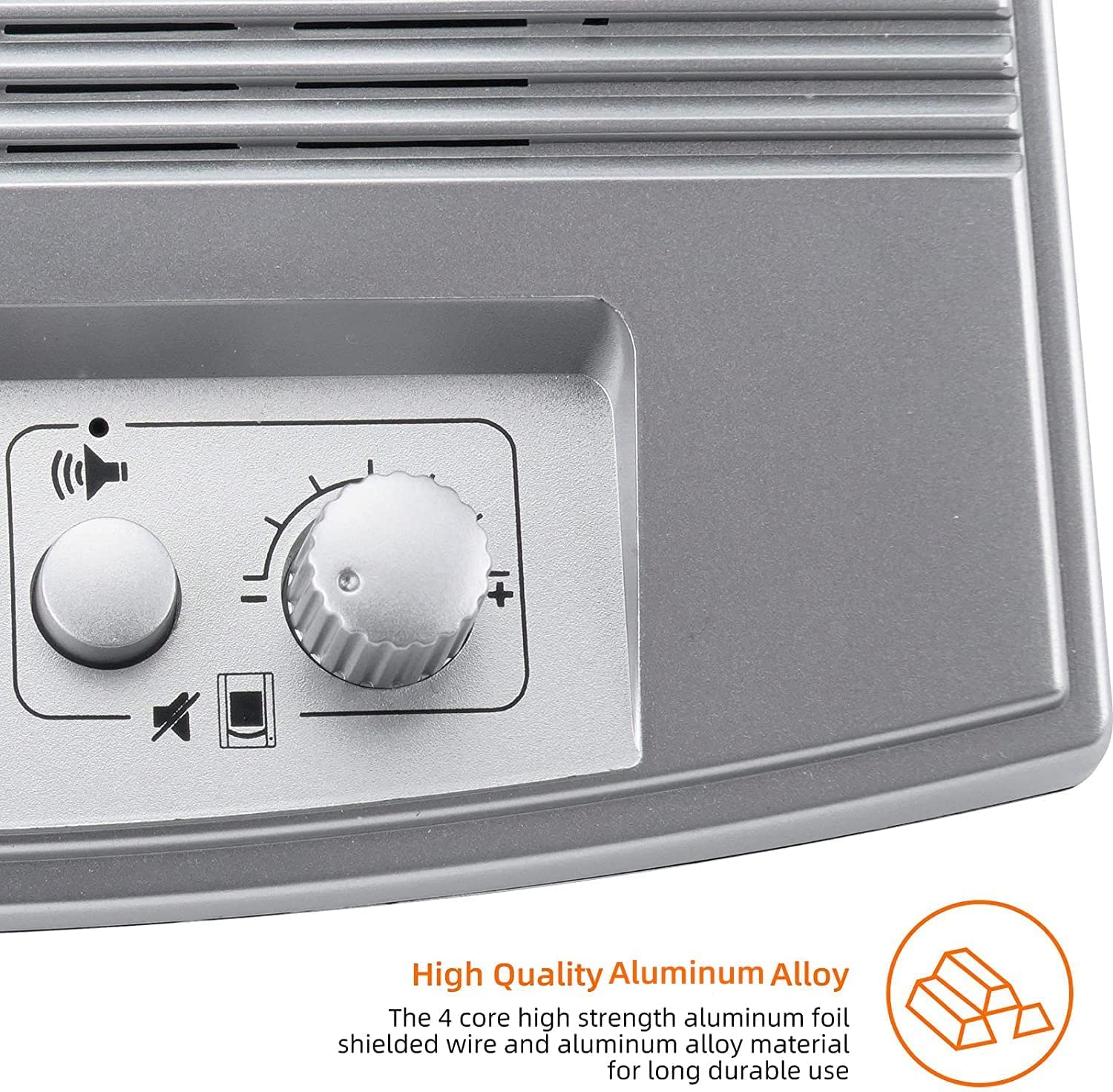 Retekess TW101 Window Speaker Support Mute, External Audio, Intercommunication Microphone for Business, Travel Agency, Hospital, School