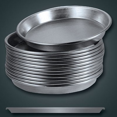 American Metalcraft ADEP7 Pizza Pans, 7.2" Length x 7.25" Width, Silver