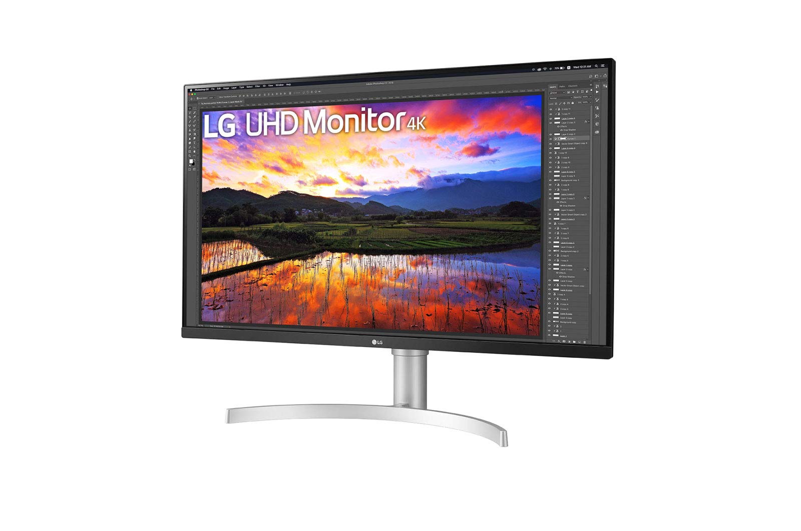 LG 31.5β HDR10 IPS UHD 4K Monitor (3840x2160) with DCI-P3 95% (Typ.), AMD FreeSync, Dynamic Action Sync, Black Stabilizer, MAXX Audio & Ergonomic Design (32BN67U-B)