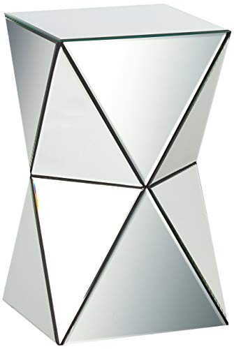 Christopher Knight Home Aami Mirrored Side Table, Clear / Mirror