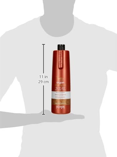 Echos Line Seliar Argan Nourishing Shampoo 1000ml/33.8oz"Free Starry Sexy Kiss Lip Plumping 10 Ml" (1000ml/33.8oz)