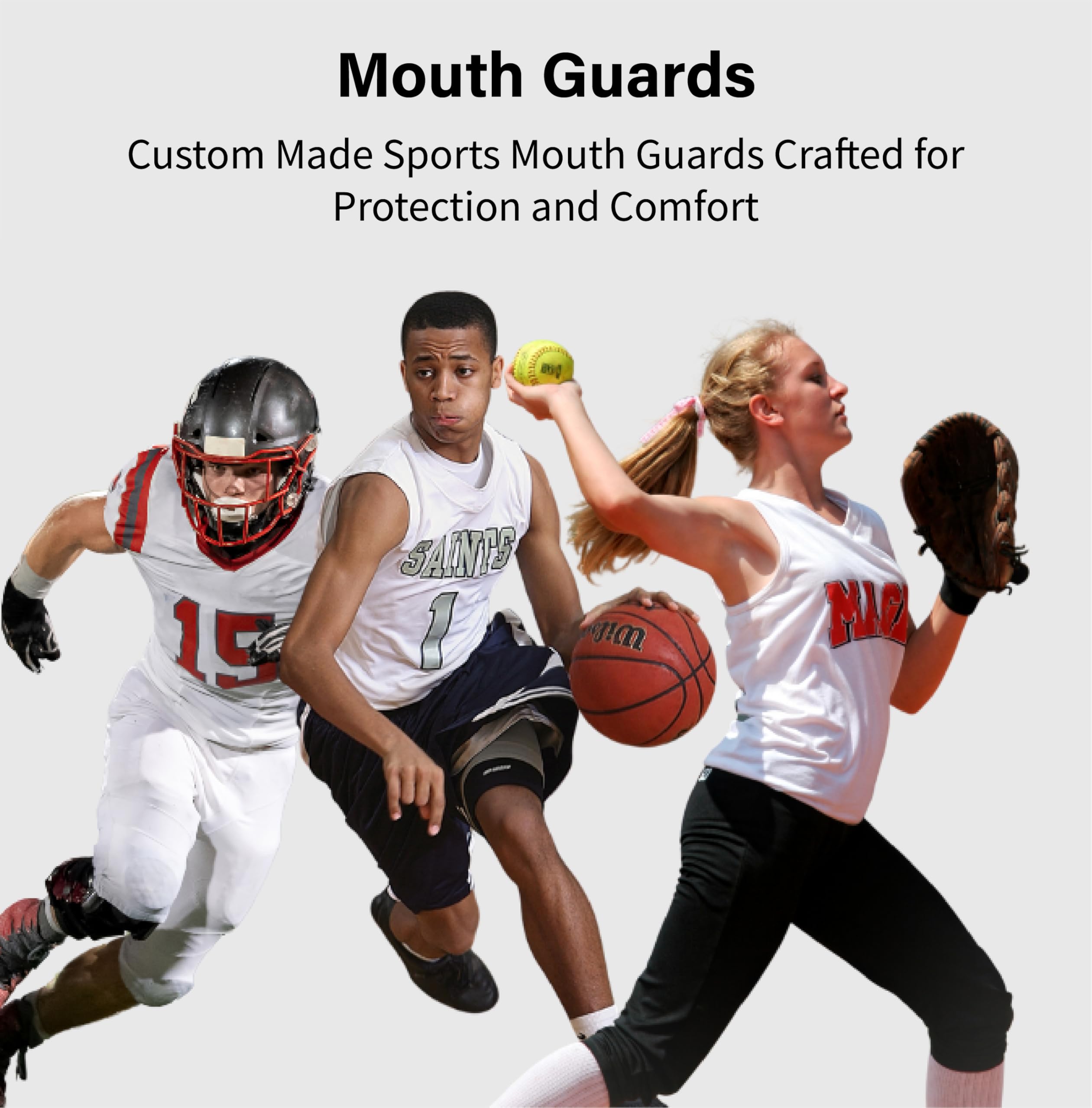 3mm Athletic Sports Mouth Guard (Custom Clear)