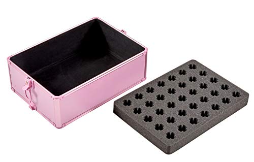 Train Case Rolling 5-in-1 with nail polish holder Portable Makeup Professional Cosmetic Organizer Makeup Traveling case Trolley Cart Trunk