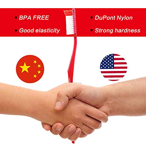 DR PERFECT Toothbrushes for Smoker’s Firm Toothbrush Super Hard Bristles for Teeth Whitening