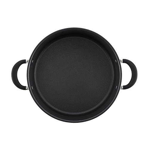 Circulon - 78005 Circulon Momentum Stainless Steel Nonstick Casserole Dish/ Casserole Pan / Dutch Oven with Lid - 5 Quart, Silver