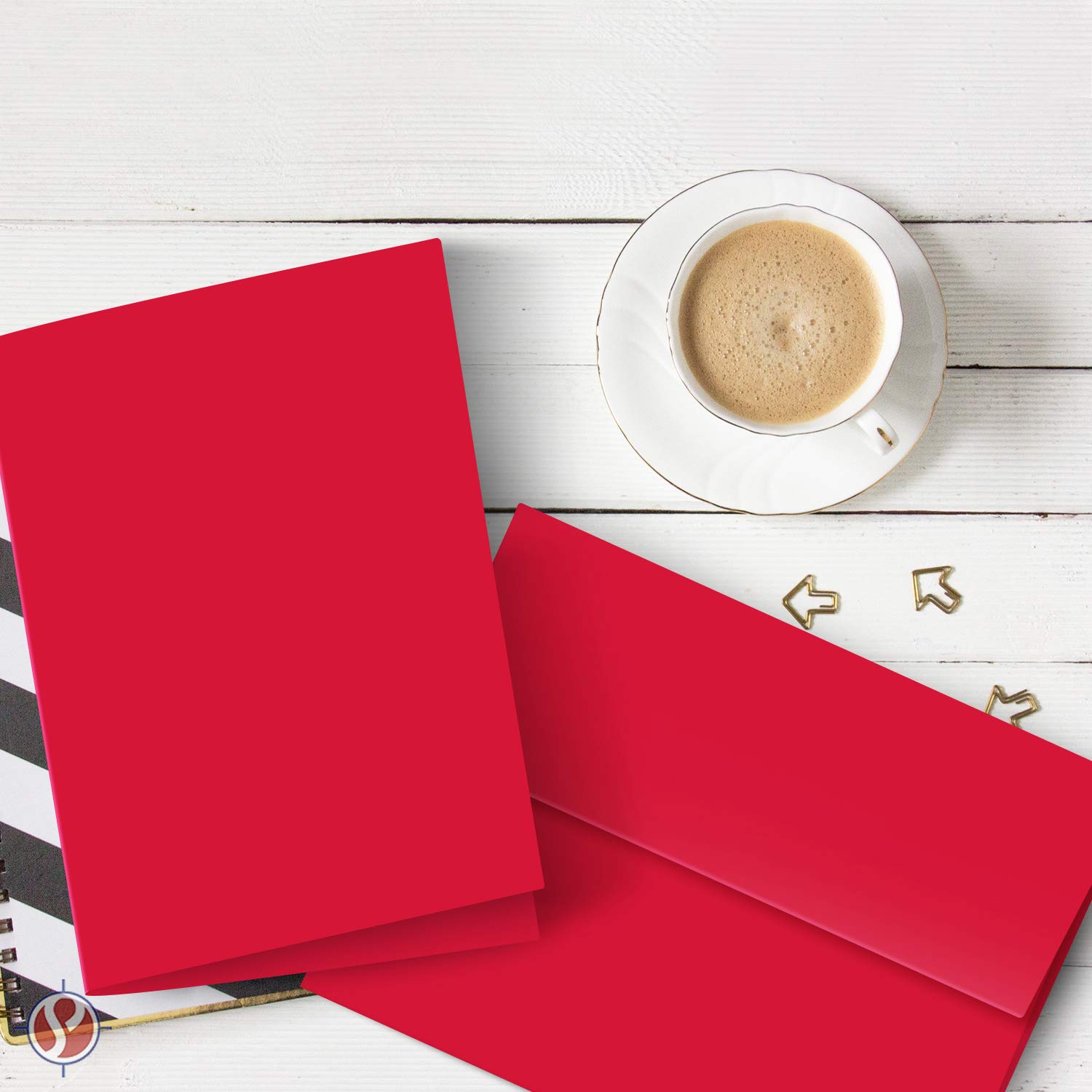 A2 Red Blank Greeting Cards and Envelopes β Great for Holidays, Christmas and 2025 New Year Greetings, Invitations and Thank You Cards | 4.25" x 5.5" (When Folded) | 25 Cards and Envelopes per Pack