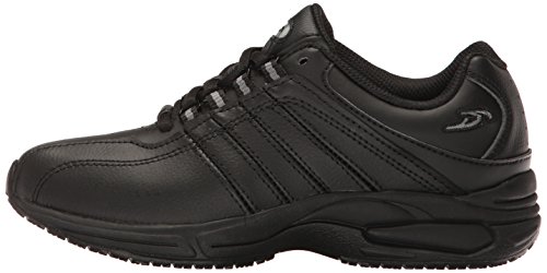 Dr. Scholl's Shoes Women's Kimberly II Slip Resistant Work Sneaker,Black Leather,6