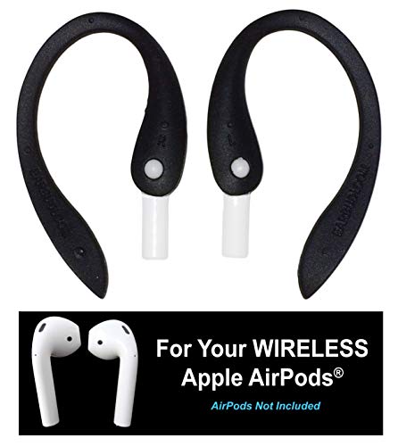 EARBUDi Earhooks Compatible with Your Wireless Apple AirPods | Black