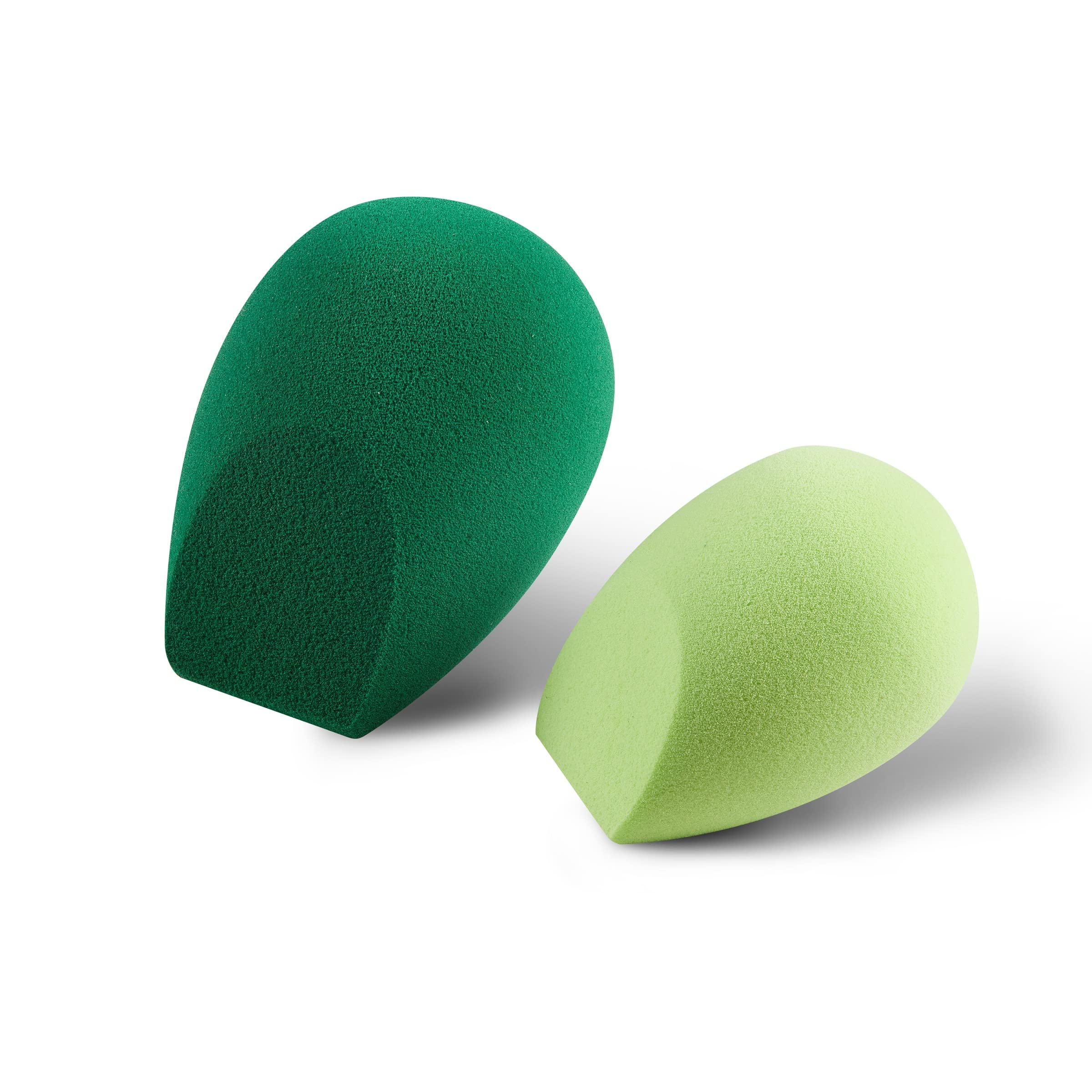 EcoTools Ecofoam Perfect Blender Duo Sponge, Beauty Sponges For Flawless Foundation Coverage, Eco-Friendly Makeup Sponges, Best For Liquid & Cream Makeup Products, Cruelty-Free & Vegan, 2 Piece Set