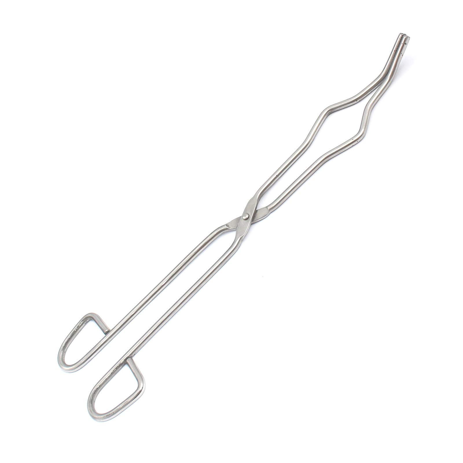 AAProTools 8â Crucible Tongs, Round Steel Chrome, Professional Grade, 200mm